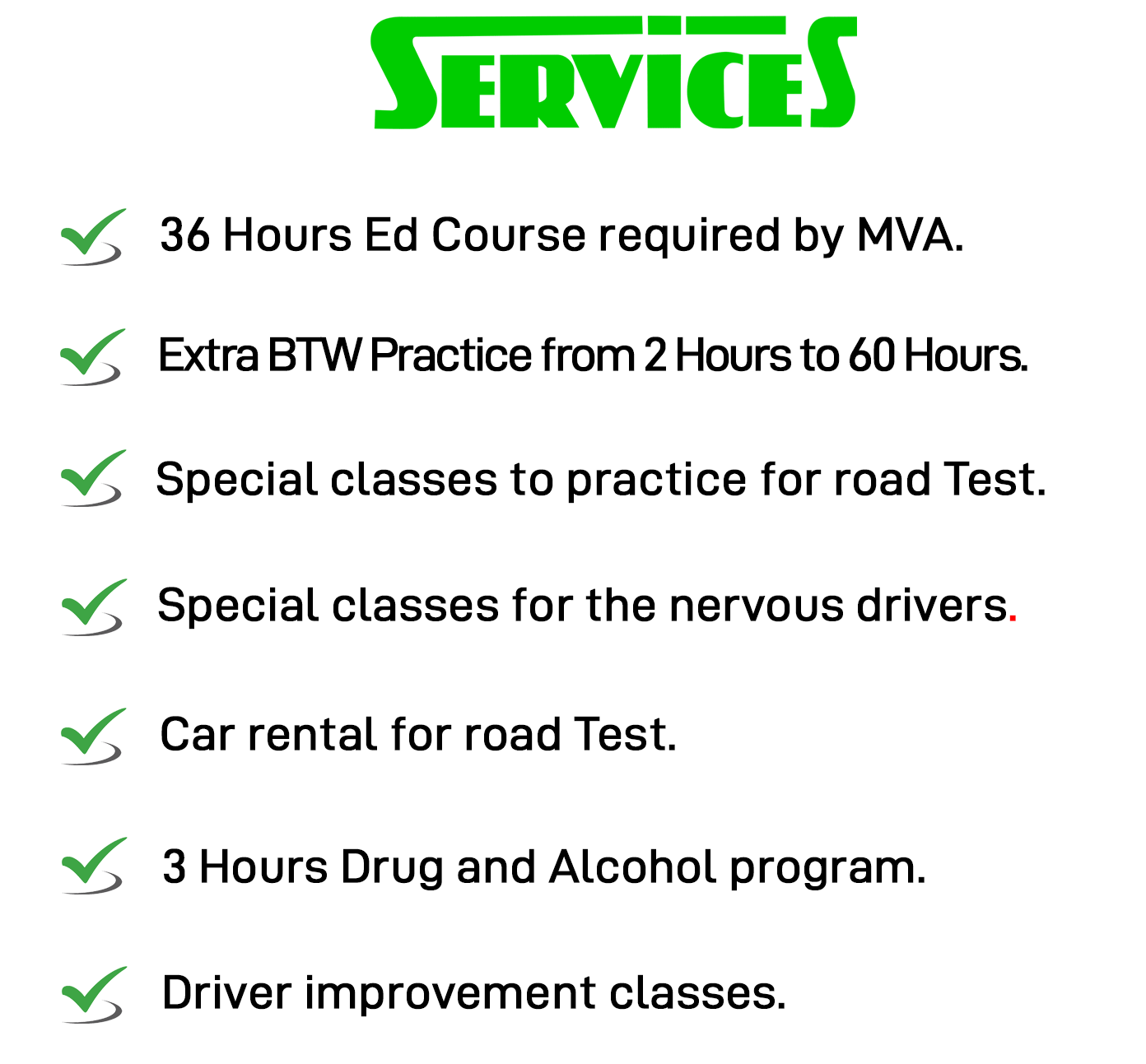 Home- Sam Driving School